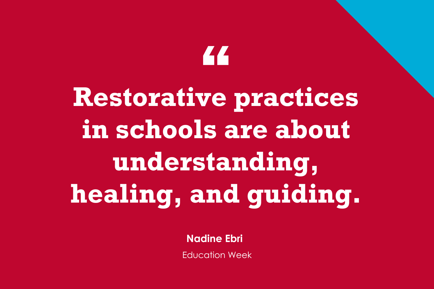 “Restorative Justice Is Not Just an Alternative to Discipline” | Larry ...